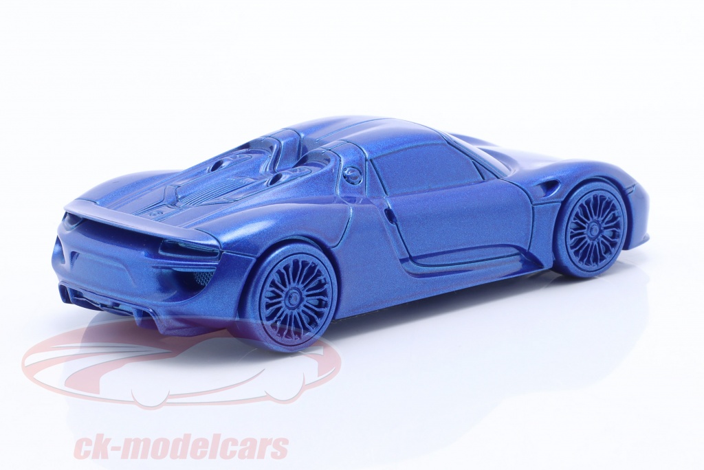 Porsche 918 Spyder Adulatore della mano / fermacarte blu 1:43 CK86904 ...