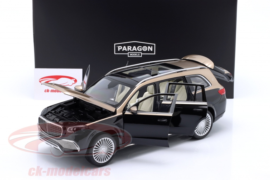 ParagonModels 1:18 Mercedes-Benz Maybach GLS 600 (X167) ouro / preto ...