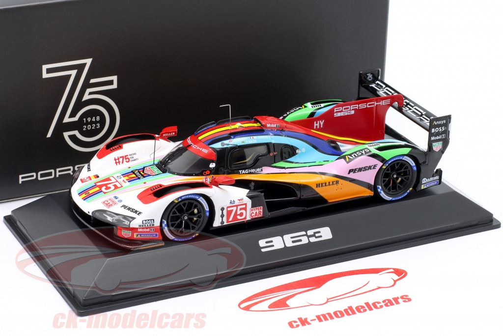 Spark 1:43 Porsche 963 #75 24h LeMans 2023 Jaminet, Nasr, Tandy WAP0200240R0LM 模型 汽车 WAP0200240R0LM