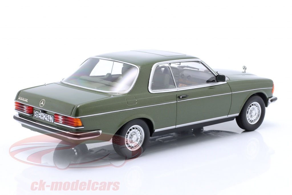 Norev 1:18 Mercedes-Benz 280 CE (C123) year 1980 green metallic 183704 ...