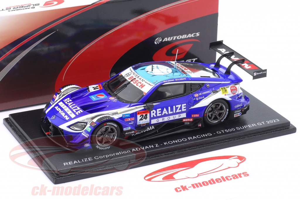 Spark 1:43 Nissan Z GT500 #24 Super GT Series 2023 Sasaki, Hirate SGT059 model bil SGT059 ...