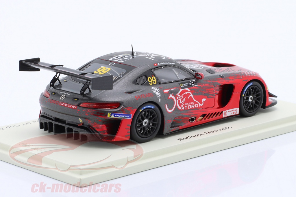 Spark 1:43 Mercedes-Benz AMG GT3 #99 Macau GT Cup 2022 R. Marciello ...