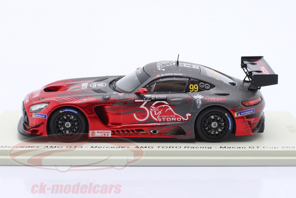 Spark 1:43 Mercedes-Benz AMG GT3 #99 Macau GT Cup 2022 R. Marciello ...