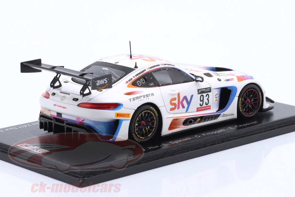 Spark 1:43 Mercedes-Benz AMG GT3 #93 24h Spa 2022 Sky Tempesta Racing ...