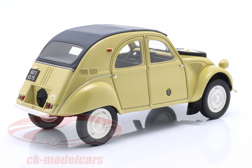 Ottomobile 1:18 Citroen 2CV Bouwjaar 1964 Sahara geel OT1027 model auto OT1027 9580010213320