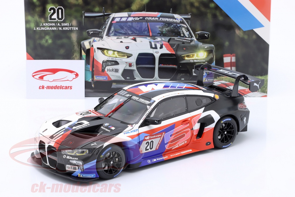 Minichamps 1:18 BMW M4 GT3 #20 24h Nürburgring 2022 Schubert Motorsport ...