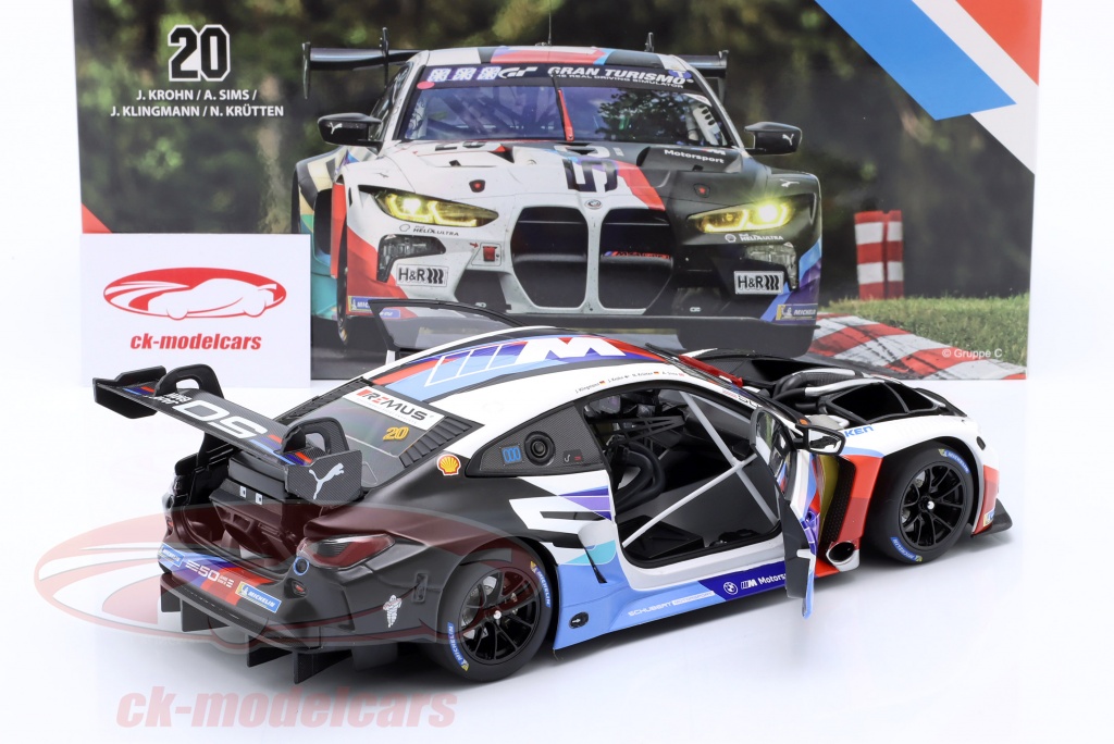 Minichamps 1:18 BMW M4 GT3 #20 24h Nürburgring 2022 Schubert Motorsport ...