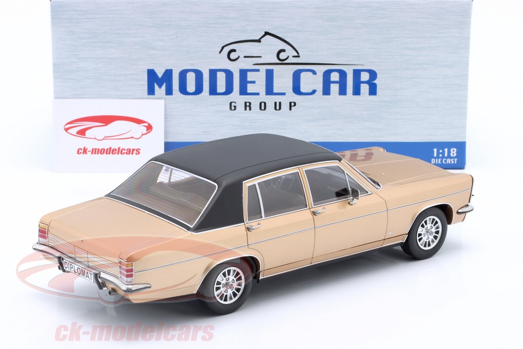 ModelCarGroup 1:18 Opel Diplomat B Baujahr 1972 beige metallic ...