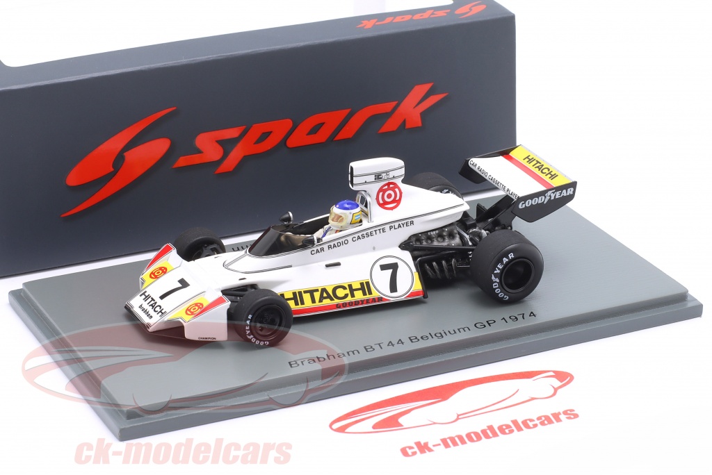 Spark 1:43 Carlos Reutemann Brabham BT44 #7 Belgian GP formula 1 1974 ...