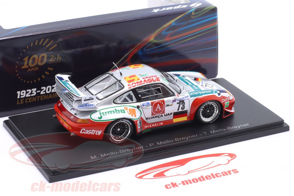 Spark 1:43 Porsche 911 GT2 #73 24 timer LeMans 1997 Roock Racing S9909 ...