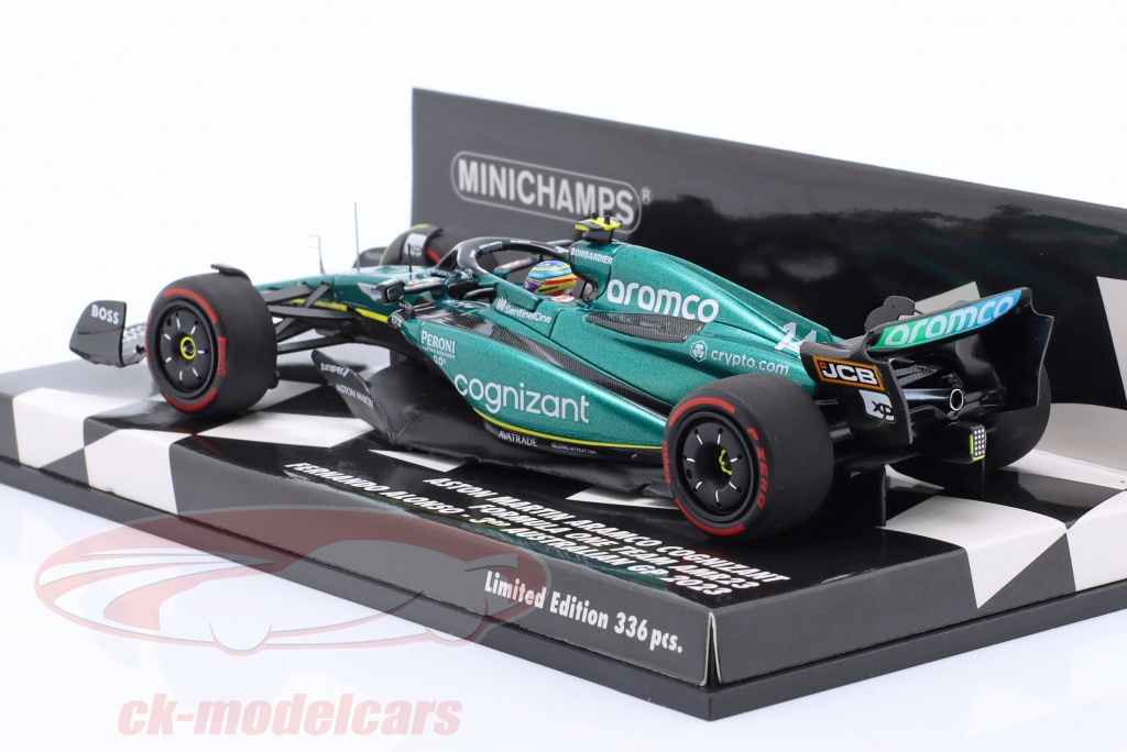 Minichamps 1:43 F. Alonso Aston Martin AMR23 #14 3rd Australia GP ...