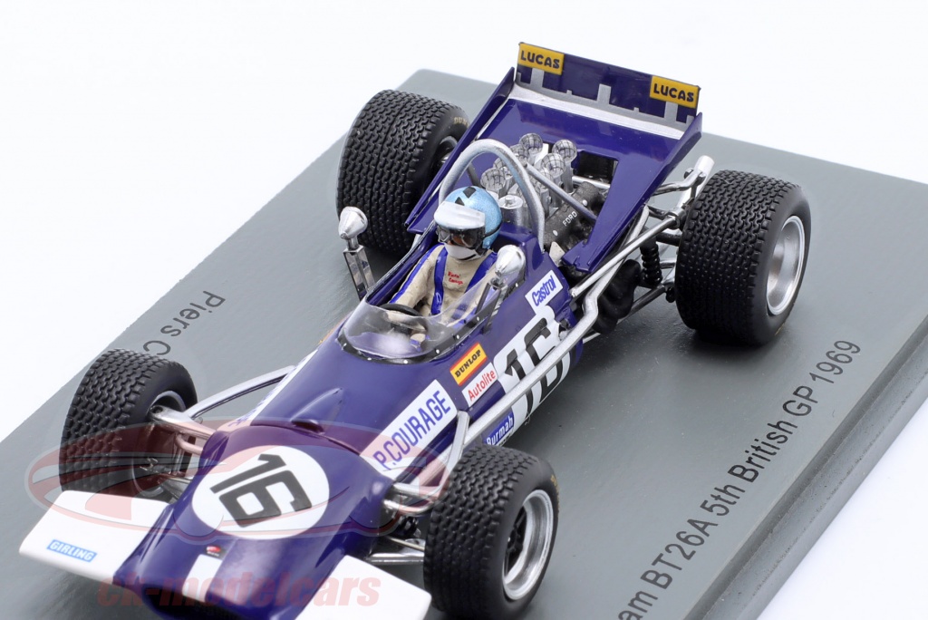Spark 1:43 Piers Courage Brabham BT26A #16 5to británico GP fórmula 1 ...