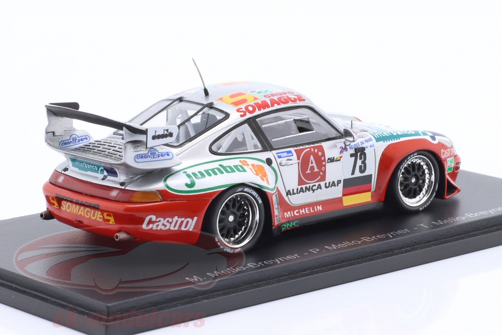 Spark 1:43 Porsche 911 GT2 #73 24 timer LeMans 1997 Roock Racing S9909 ...