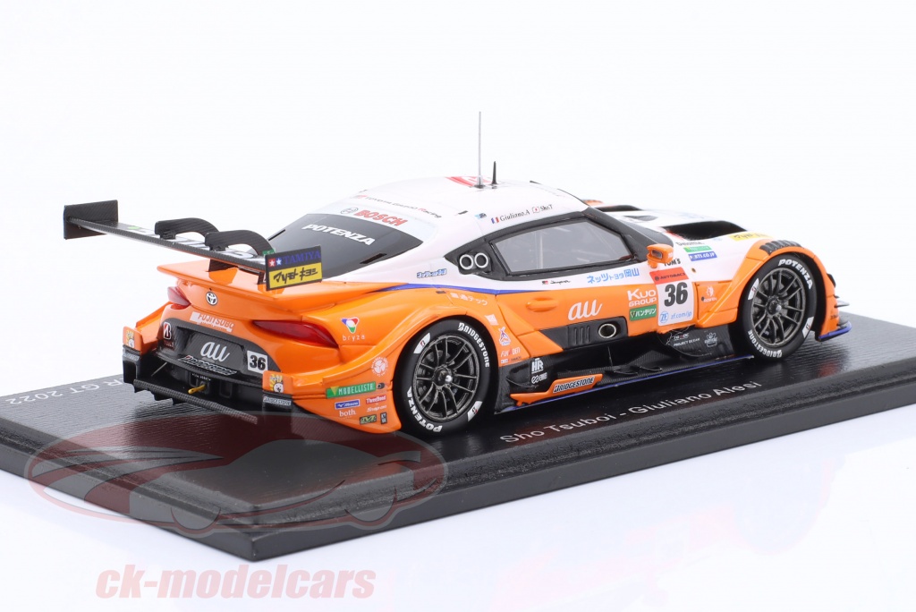 Spark 1:43 Toyota GR Supra GT500 #36 Super GT Series 2022 Tsuboi, Alesi ...