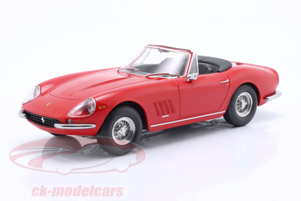 KK-Scale 1:18 Ferrari 275 GTB4 NART Spyder med eger fælge Byggeår 1967 ...
