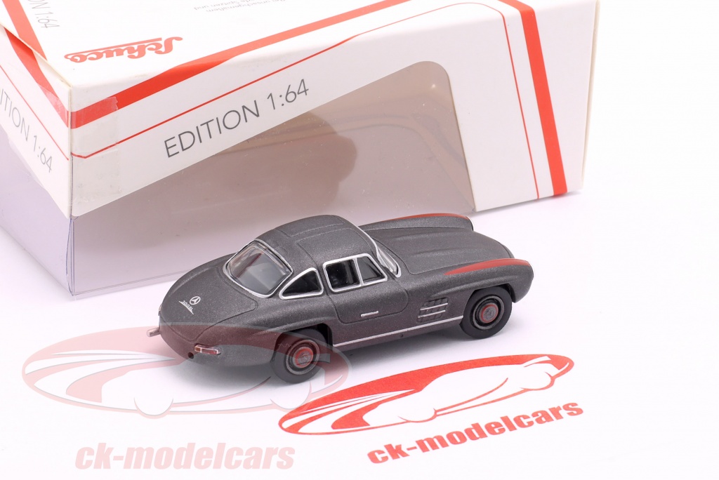 Schuco 1:64 Mercedes-Benz MB 300SL Custom 鈍い 暗い グレー 452035000 モデル 車 ...