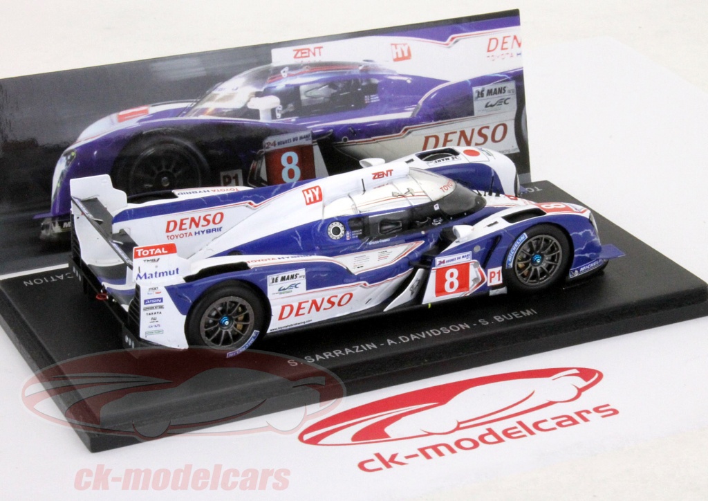 Spark 1:43 Toyota TS030 Hybrid #8 24h LeMans 2012 Sarrazin / Buemi ...