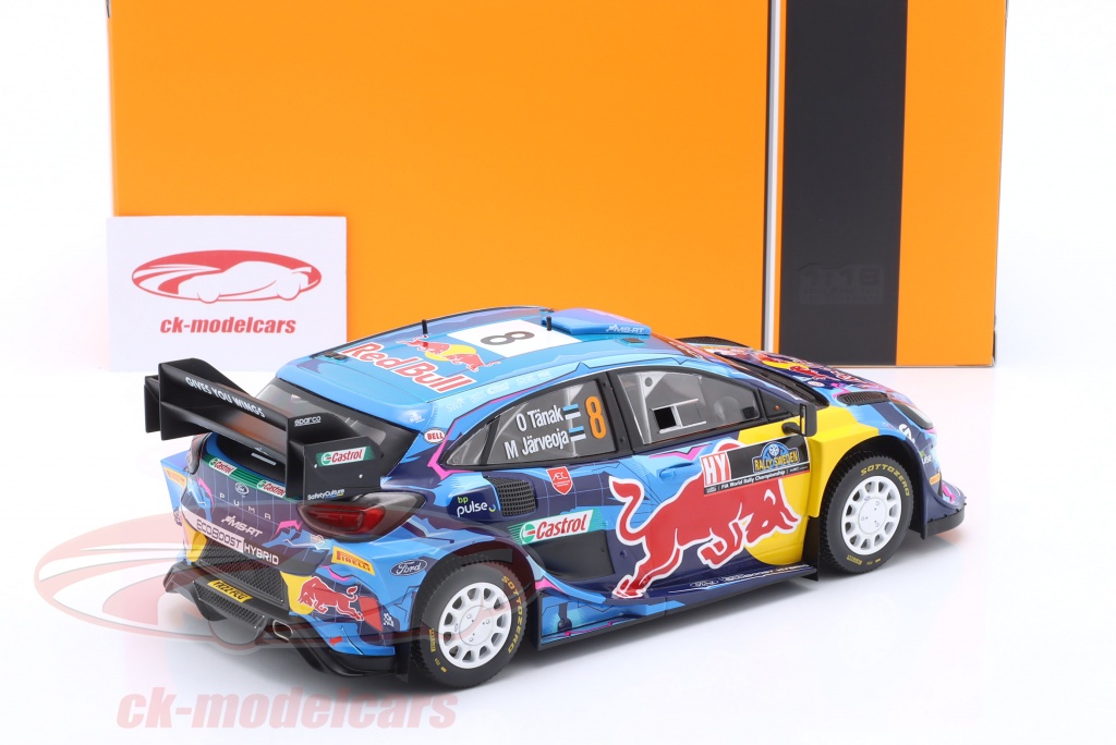 Ixo 1:18 Ford Puma Rally1 #8 vincitore Rallye Svezia 2023 Tänak ...