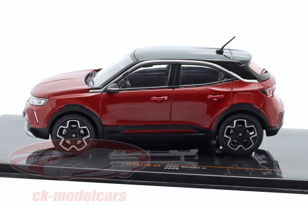 Ixo 1:43 Opel Mokka-e Année de construction 2020 rouge foncé métallique ...