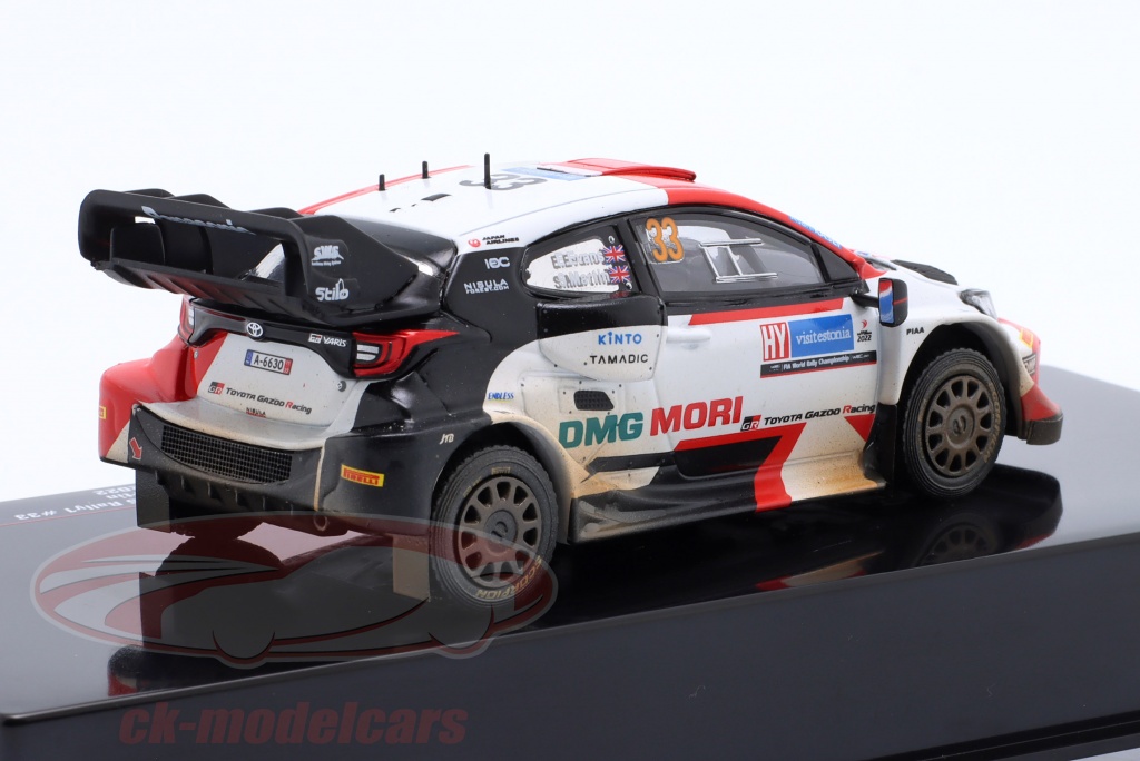Ixo 1:43 Toyota GR Yaris Rally1 #33 2nd Rallye Estonia 2022 Evans ...