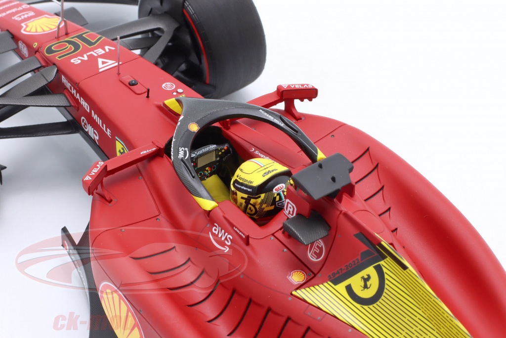BBR Models 1:18 Charles Leclerc Ferrari F1-75 #16 2e Italien GP formule ...
