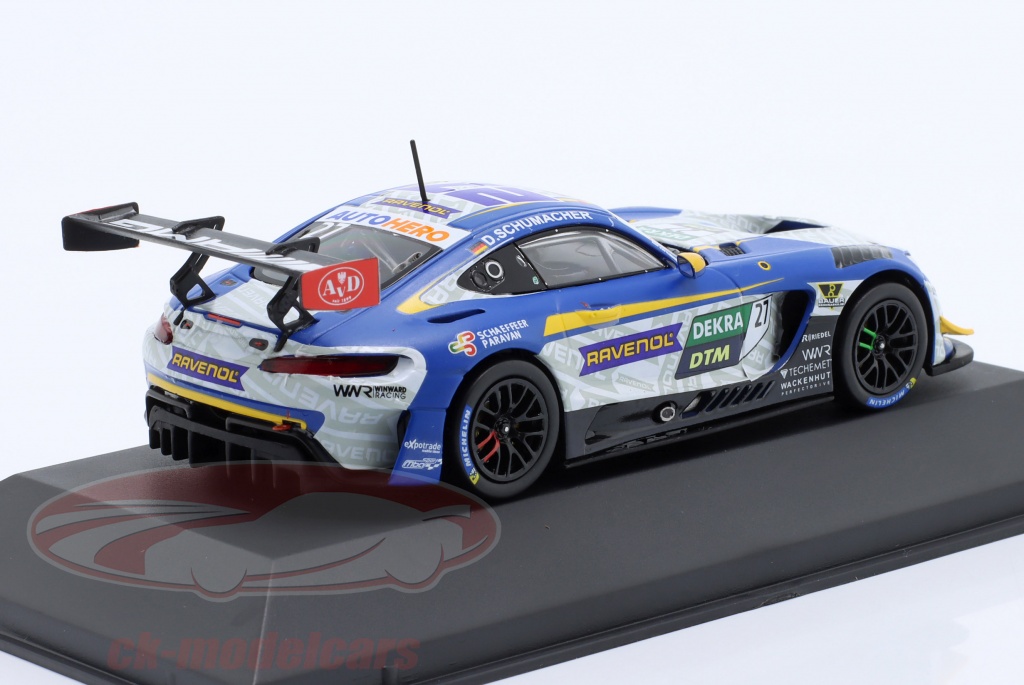 Ixo 1:43 Mercedes-AMG GT3 Evo #27 DTM 2022 D. Schumacher WWR-I-AMG-22-4327-DTM Modellauto WWR-I ...