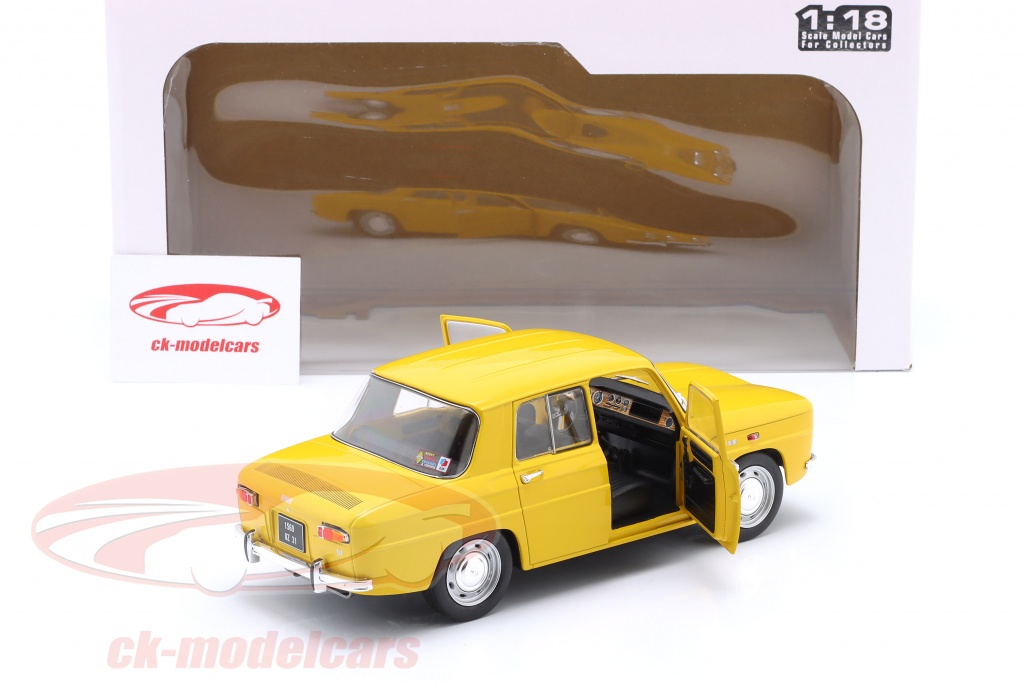 Solido 1:18 Renault 8S Bouwjaar 1968 geel S1803609 model auto S1803609 ...