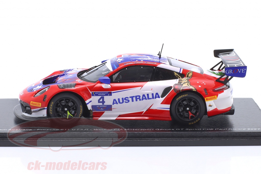 Spark 1:43 Porsche 911 GT3 R #4 ganador GT Sprint Cup Paul Ricard 2022 ...