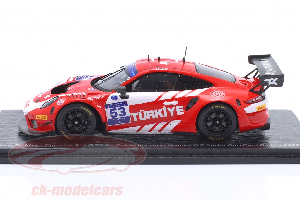 Spark 1:43 Porsche 911 GT3 R #53 GT Sprint Cup Paul Ricard 2022 Team ...