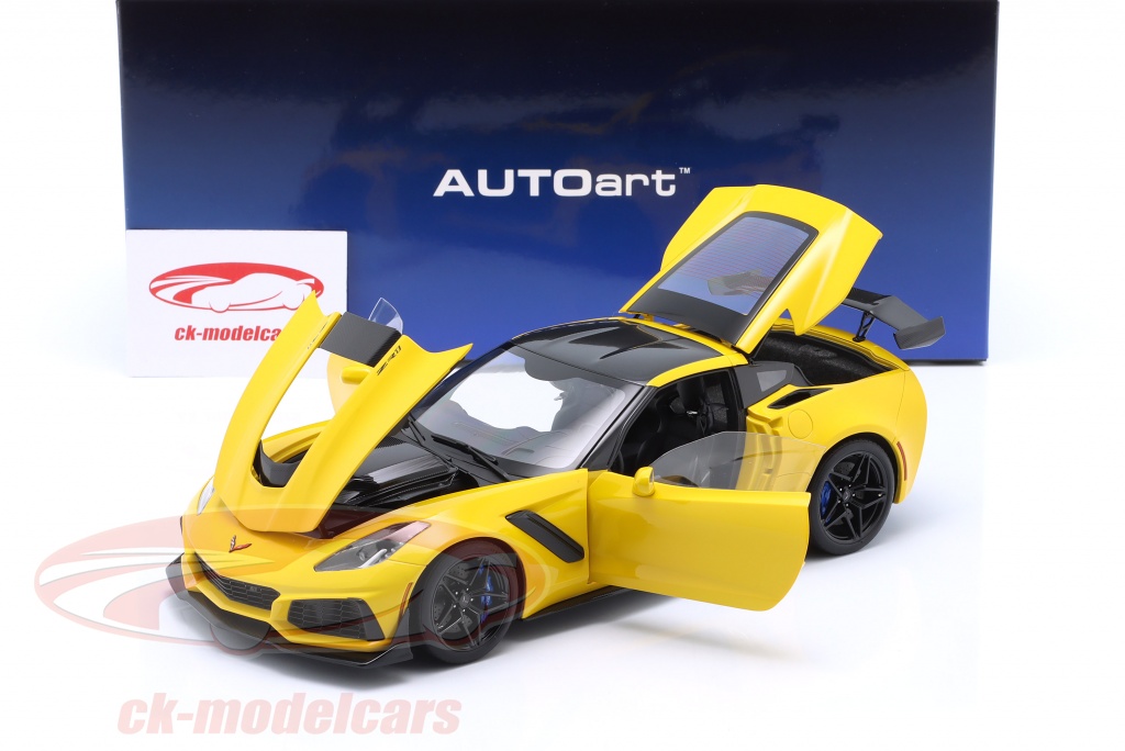 AUTOart 1:18 Chevrolet Corvette C7 ZR1 Año de construcción 2019 racing ...