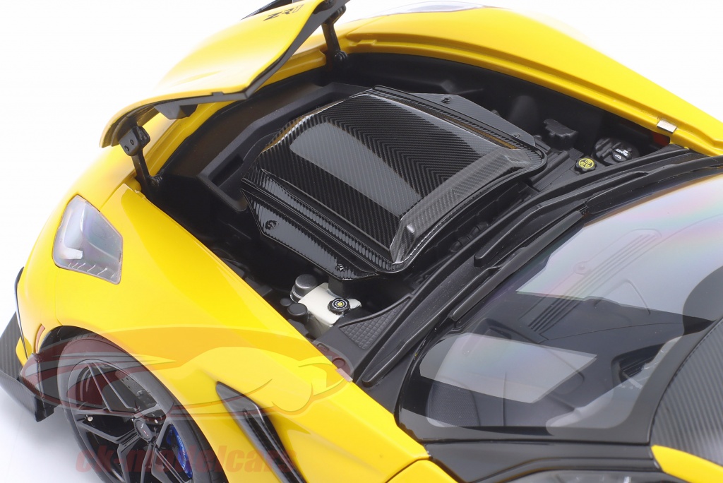 AUTOart 1:18 Chevrolet Corvette C7 ZR1 year 2019 racing yellow 71278 ...