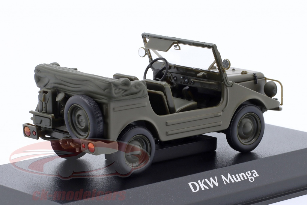 Minichamps 1:43 DKW Munga Baujahr 1955 satin grün 940016100 Modellauto ...