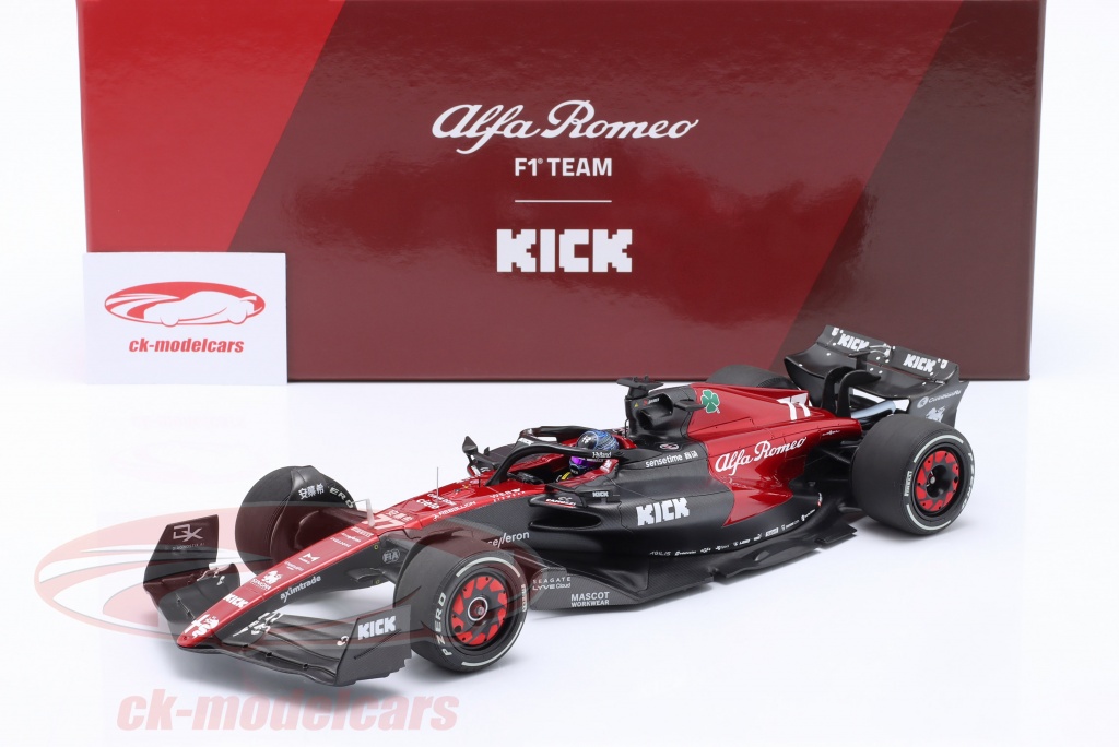 Minichamps 1:18 Valtteri Bottas Alfa Romeo C43 #77 Australia GP Formula 1 2023 147230177 model ...