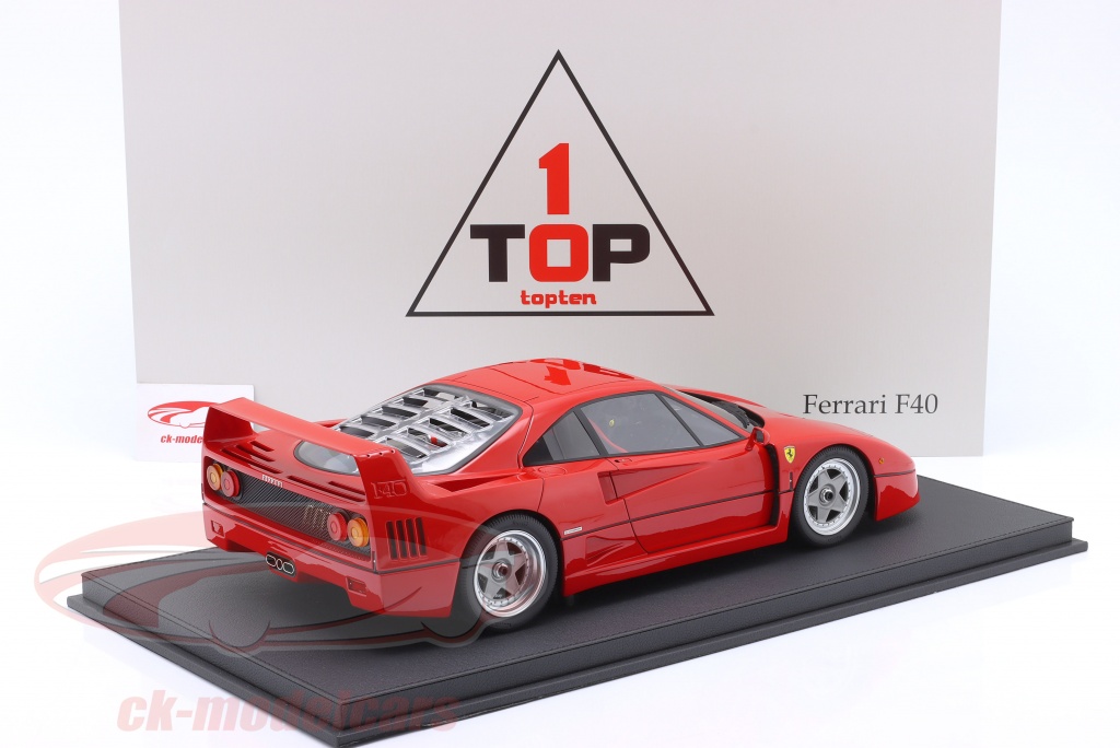 TOP10 1:10 Ferrari F40 year 1987 red TOP100011 model car TOP100011