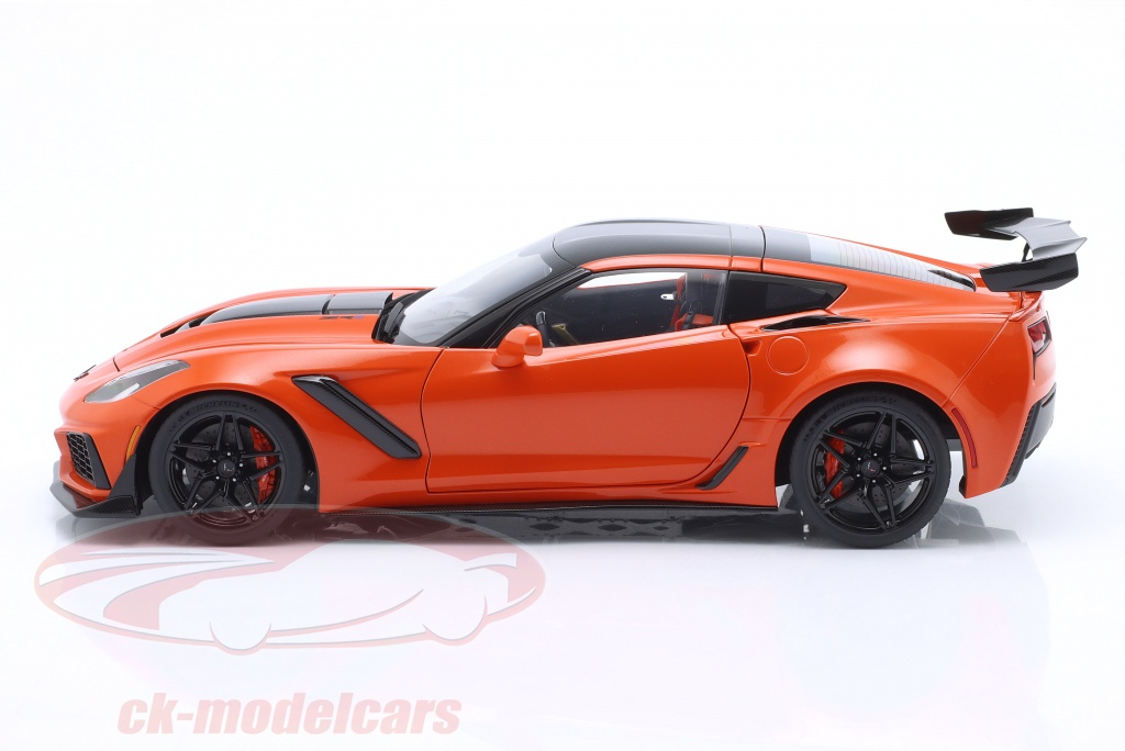 AUTOart 1:18 Chevrolet Corvette C7 ZR1 year 2019 sebring orange 71279 ...