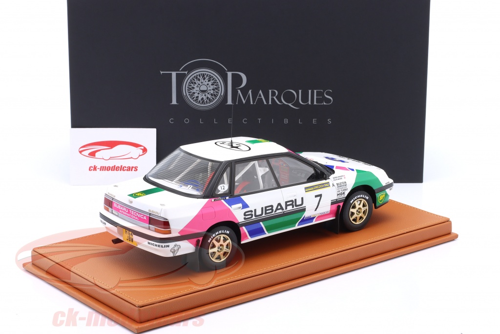 TopMarques 1:18 Subaru Legacy RS #7 winnaar Rallye Nieuw-Zeeland 1993 ...