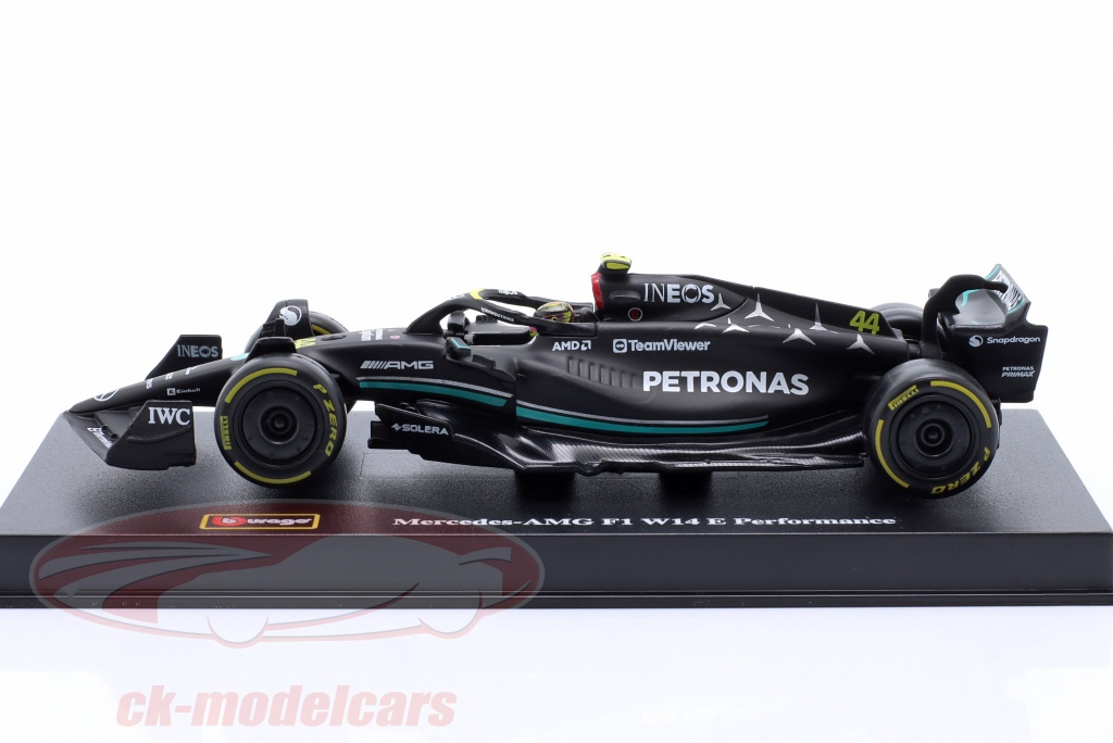 Bburago 1:43 Lewis Hamilton Mercedes AMG F1 W14 #44 Formula 1 2023 18 ...