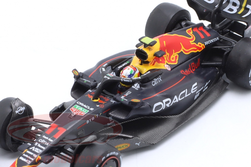 True Scale 1:64 Sergio Perez Red Bull RB18 #11 3º Abu Dhabi GP Fórmula 1 2022 MGT00538 modelo ...