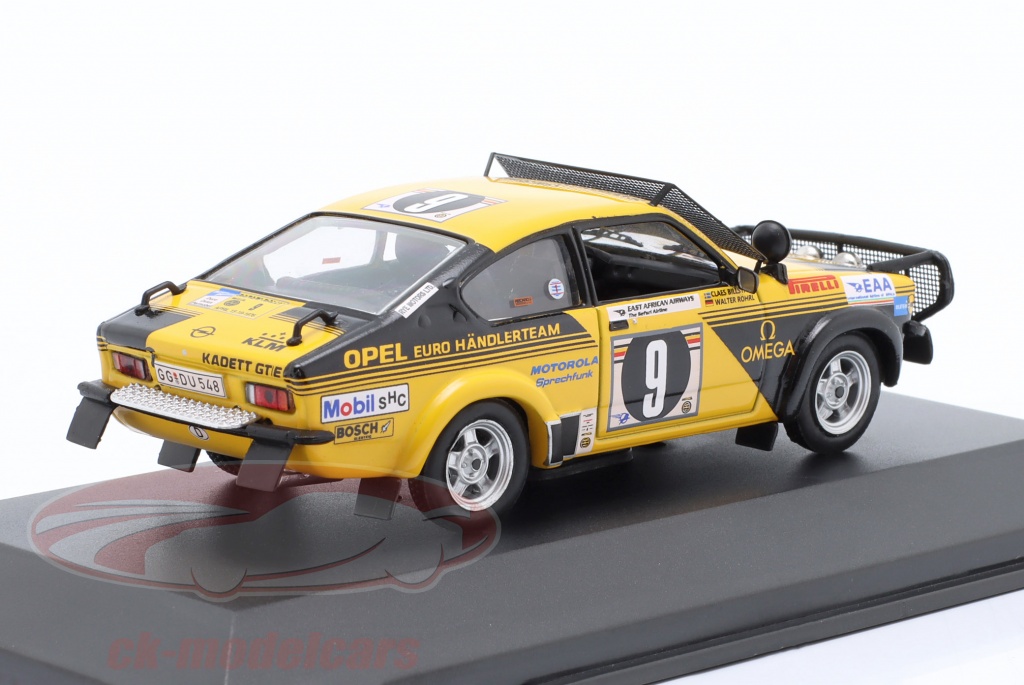 CMR 1:43 Opel Kadett C Coupe #9 Safari Rallye 1976 Röhrl, Billstam ...