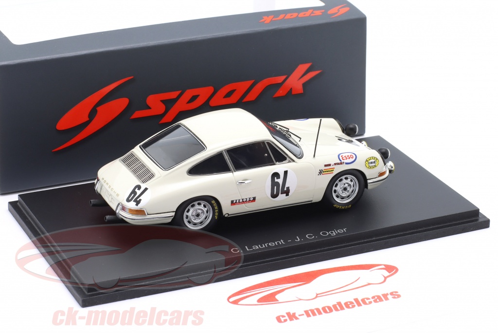 Spark 1:43 Porsche 911T #64 24h LeMans 1968 Laurent, Ogier S9740 ...