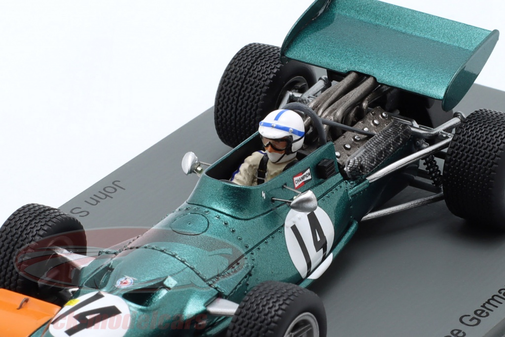 Spark 1:43 John Surtees BRM P139 #14 实践 德国 GP 公式 1 1969 S2344 模型 汽车 ...