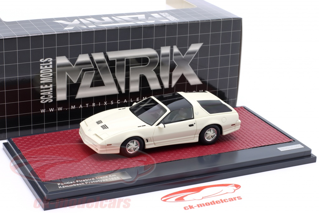 Matrix 1:43 Pontiac Firebird Trans Am Kammback Prototype 1985 wit ...