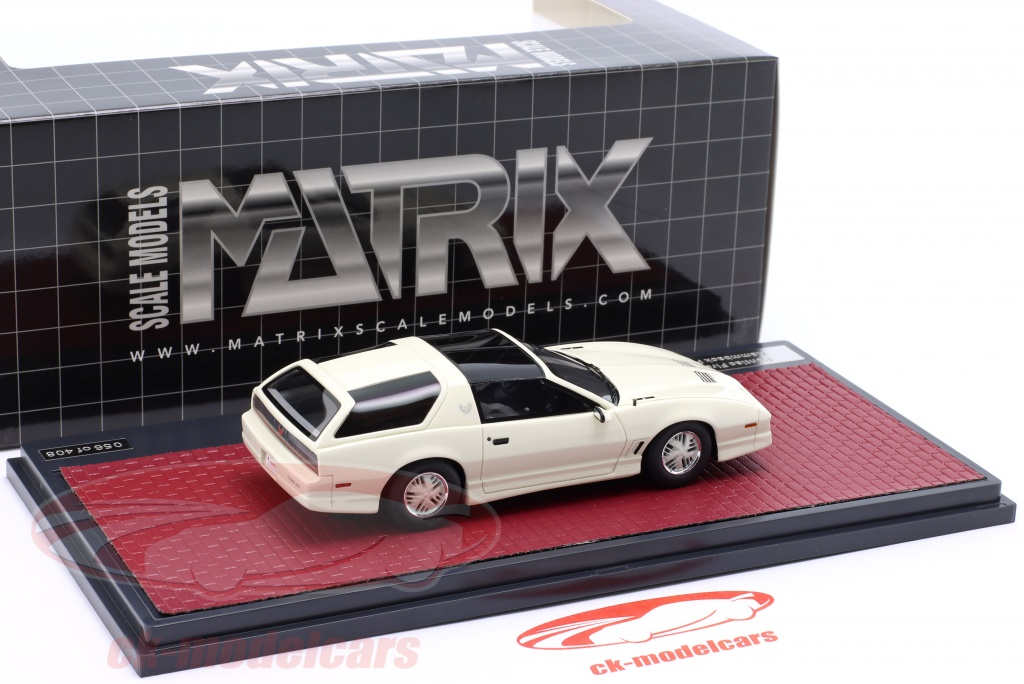 Matrix 1:43 Pontiac Firebird Trans Am Kammback Prototype 1985 weiß ...