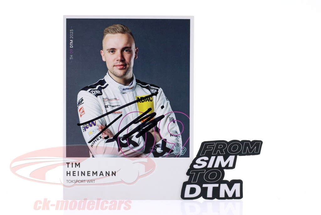 1:2 Tim Heinemann Porsche 911 GT3 R #9 DTM 2023 Toksport WRT helmet ...