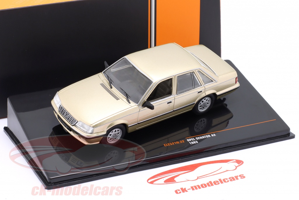 Ixo 1:43 Opel Senator A2 year 1983 beige metallic CLC521N.22 model car ...