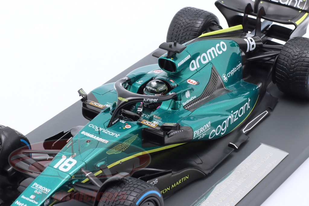 Minichamps 1:18 Lance Stroll Aston Martin AMR22 #18 Monaco GP Formula 1 2022 117220118 model car ...