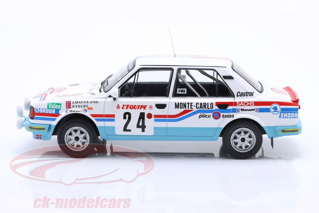 Ixo 1:18 Skoda 130L #24 verzameling Monte Carlo 1987 Haugland, Vegel ...