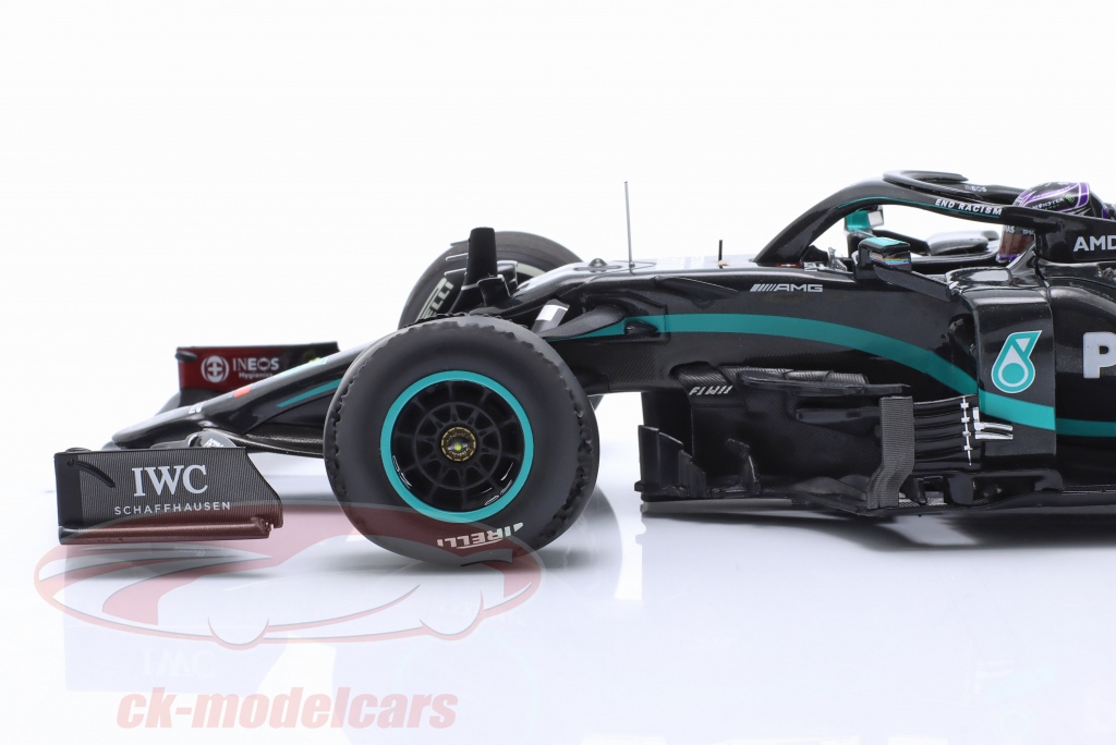 Minichamps 1:18 L. Hamilton Mercedes-AMG F1 W11 #44 Winner British GP Formel 1 Weltmeister 2020 ...