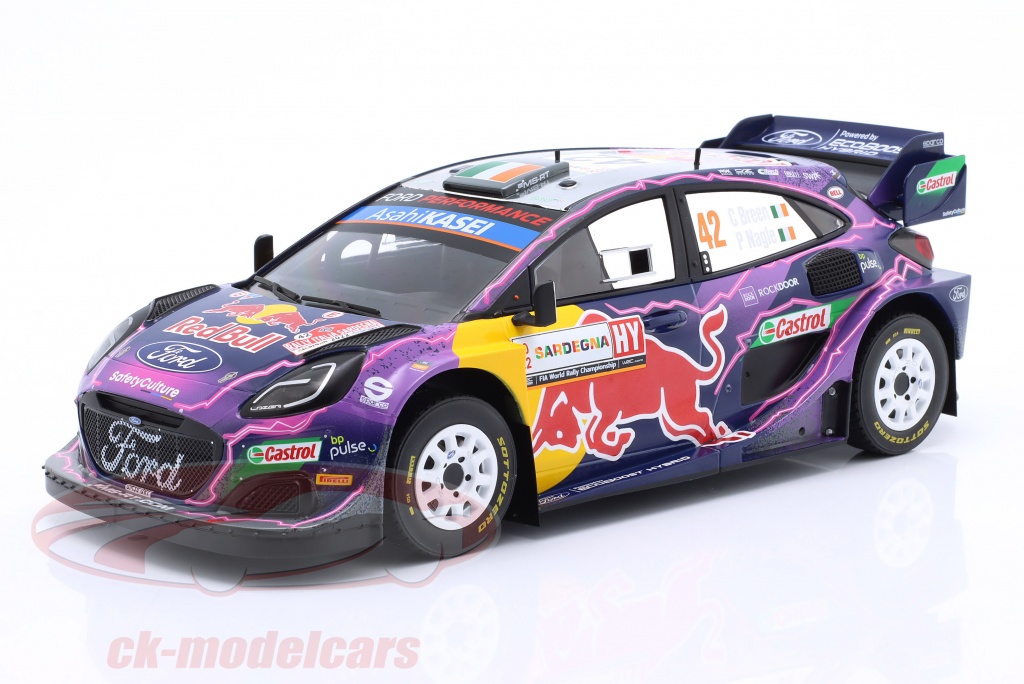 Ixo 1:18 Ford Puma Rally1 #42 2nd Rallye Sardinia 2022 Breen, Nagle ...