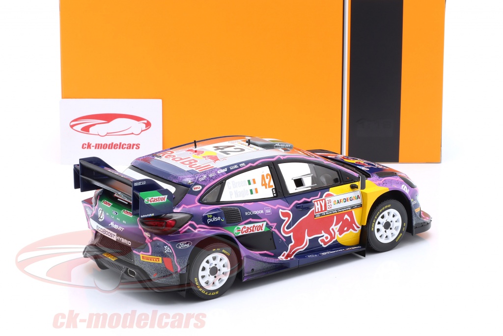Ixo 1:18 Ford Puma Rally1 #42 2nd Rallye Sardinia 2022 Breen, Nagle ...